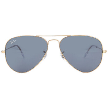 Ray-Ban Aviator Rose Gold Dark Grey Aviator Unisex Sunglasses RB3025 ...