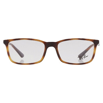 Ray-Ban Demo Rectangular Men's Eyeglasses RX7025 8282 57 8056597858717 ...