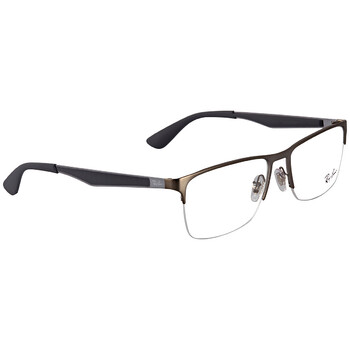 Ray-Ban Demo Rectangular Unisex Eyeglasses RX6335 2503 54 8053672402049 ...