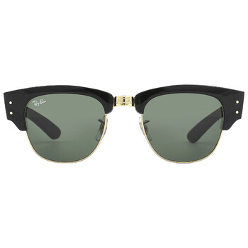 Ray-Ban Mega Clubmaster Green Square Unisex Sunglasses RB0316S 901/31 ...