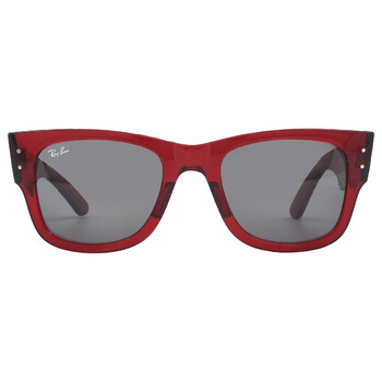 Ray-Ban Mega Wayfarer Polairzed Brown Square Unisex Sunglasses RB0840S ...
