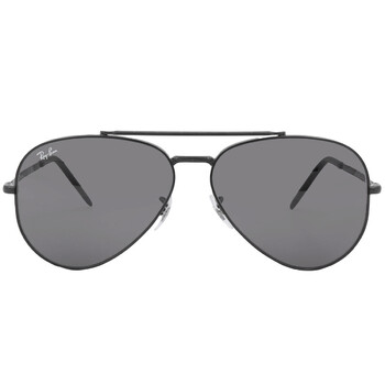 Ray-Ban Aviator Metal II Polarized Black Aviator Unisex Sunglasses ...