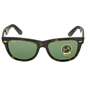 Ray-Ban Original Wayfarer Classic Green Classic G-15 Unisex Sunglasses RB2140 902 50 ...