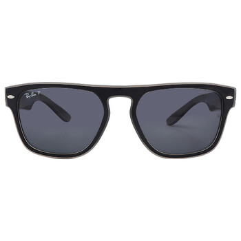 Ray-Ban Polarized Grey Square Unisex Sunglasses RB4407 673381 57 ...