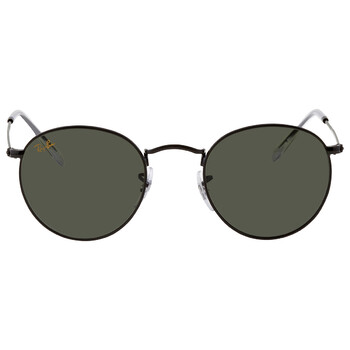 Ray-Ban Round Metal Legend Gold Green Classic G-15 Unisex Sunglasses ...