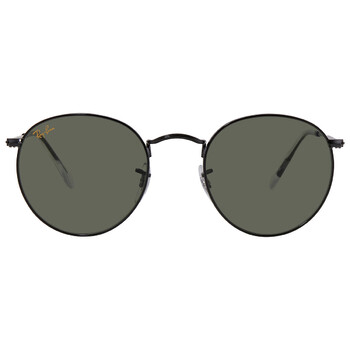 Ray-Ban Round Metal Legend Gold Green Classic G-15 Unisex Sunglasses ...
