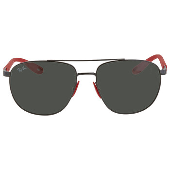 Ray-Ban Scuderia Ferrari Dark Blue Classic Aviator Men's Sunglasses ...