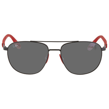 Ray-Ban Scuderia Ferrari Dark Blue Classic Aviator Men's Sunglasses ...
