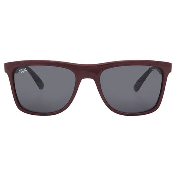 Ray-Ban Scuderia Ferrari Grey Gradient Square Unisex Sunglasses RB4413M ...