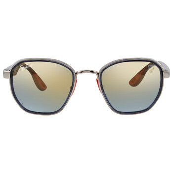 Ray-Ban Scuderia Ferrari Polarized Mirror Brown Irregular Unisex ...