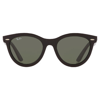 Ray-Ban Wayfarer Way Green Round Unisex Sunglasses RB2241 901/31 51 ...