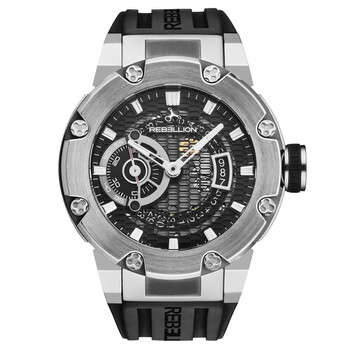 Rebellion Predator Chronograph Automatic Black Dial Men's Watch RB.PR ...