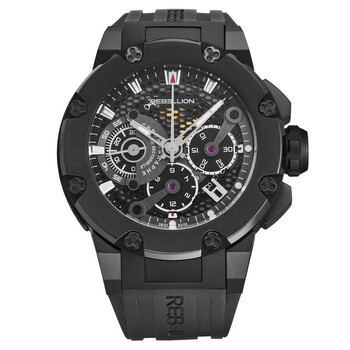 Rebellion Predator Chronograph Automatic Black Dial Men's Watch RB.PR ...