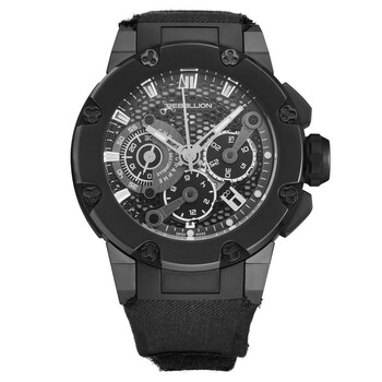 Rebellion Predator Chronograph Automatic Black Dial Men's Watch RB.PR ...