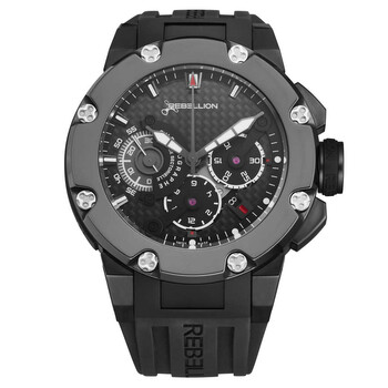 Rebellion Predator Chronograph Automatic Black Dial Men's Watch RB.PR ...