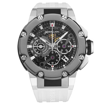 Rebellion Predator Chronograph Automatic Black Dial Men's Watch RB.PR ...
