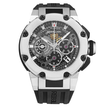 Rebellion Predator Chronograph Automatic Black Dial Men's Watch RB.PR ...