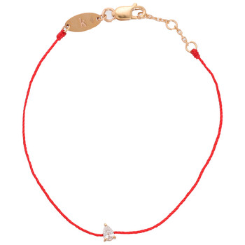 Redline Altesse 0.10ct Pear Diamond String Bracelet, Size 16.5 cm 742R ...