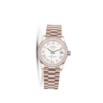 Rolex Datejust 31 Automatic Mother of Pearl Butterfly Diamond Pave Dial ...
