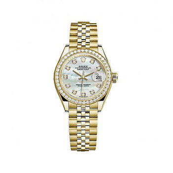 Rolex Datejust 31 Diamond Pave, Mother of Pearl Butterfly Dial Ladies ...