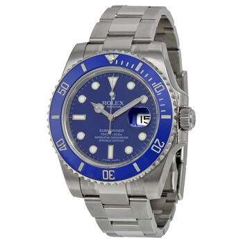 Rolex Submariner Automatic Chronometer Blue Dial Men's Watch 126613LB ...