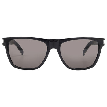 Montblanc Grey Rectangular Men's Sunglasses MB0249S 001 59 889652399119 ...