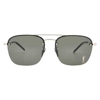 Saint Laurent Grey Navigator Ladies Sunglasses SL 309 M 006 59 ...