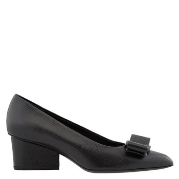 Ferragamo Salvatore Ferragamo Ladies Black Patent Leather Viva Pump ...