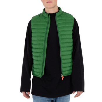 Save The Duck Men's Rainforest Green Adam Icon Padded Vest, Size Medium ...