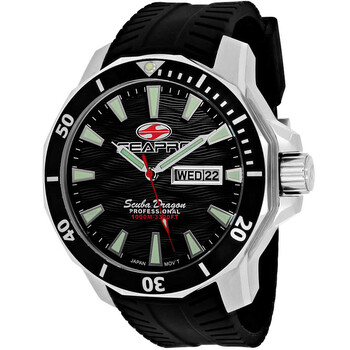 Seapro Scuba Dragon Diver Limited Edition 1000 Meters Quartz Black Dial ...