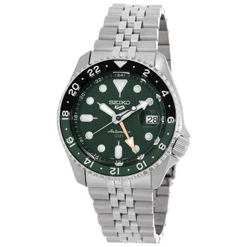 Seiko 5 Sports GMT Automatic Orange Dial Men's Watch SSK005K1 ...
