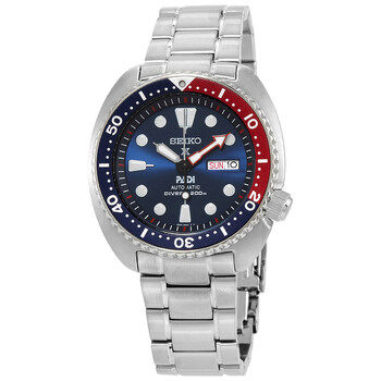 Seiko 5 Sports Automatic Blue Dial Pepsi Bezel Men's Watch SRPD53K1 ...