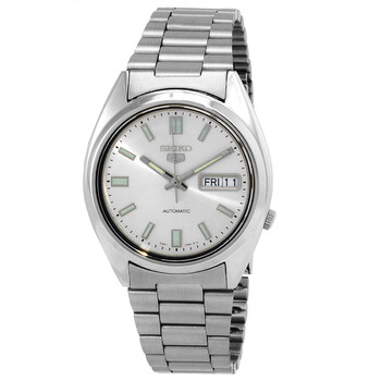 Seiko Series 5 Automatic Silver Dial Men's Watch SNXS73J1 4900969843365 ...