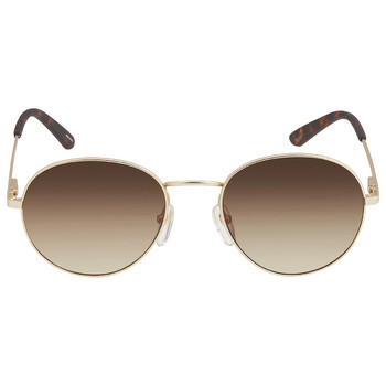 Gucci Brown Round Ladies Sunglasses GG1142S 002 56 889652375908 ...
