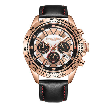 Swan & Edgar Speed Tracker Chronograph Automatic Brown Dial Men's Watch ...