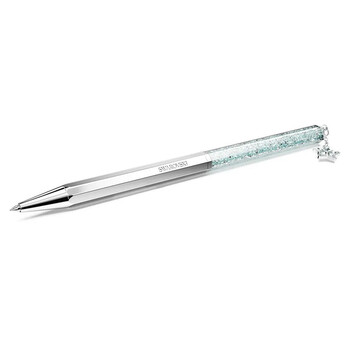 Swarovski Crystal Shimmer Ballpoint Pen, Light Green, Chromed Plated ...