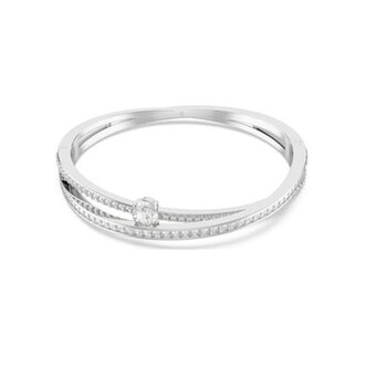 Swarovski Sublima Cuff Single Rhodium Shiny Crystal 5692104 - Ladies ...