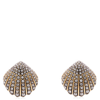 Swarovski Meteora Pierced Earrings Stud Gold Shiny Crystal 5683444 ...