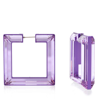 Swarovski Lucent Small Green Octagon Shape Hoop Earrings 5680786 ...