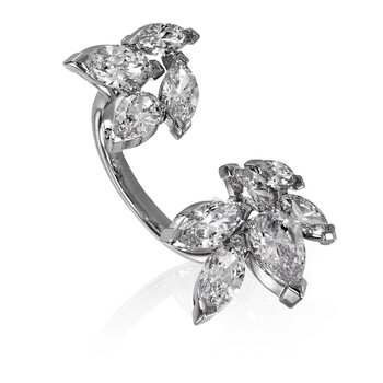 Swarovski Ladies Millenia Open Ring, Size 52 5609007 9009656090077 ...