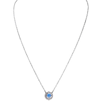 Swarovski Sparkling Dance Round Necklace, White, Rhodium Plating ...