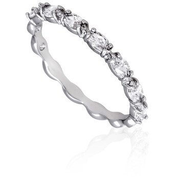 Swarovski White Round Cut Matrix Vittore Ring, Size 50 (US 4.75 ...