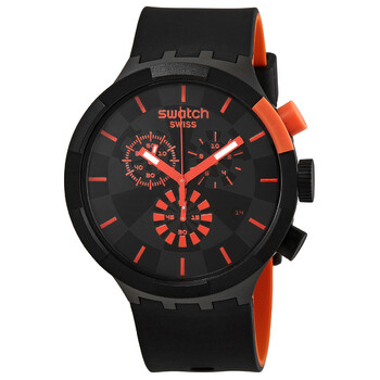 Swatch The May Chronograph Quartz Black Dial Ladies Watch YVB413 ...