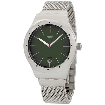 Swatch Irony Automatic Green Dial Men's Watch YIS407GA - Watches, Irony ...