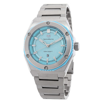 Technomarine Cruise Quartz Turquoise Dial Ladies Watch TM-122019 ...