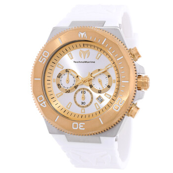 Technomarine Manta Chronograph Quartz Gold Dial Men's Watch TM-224017 ...