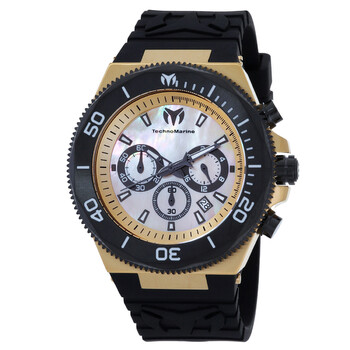 Technomarine Manta Ocean Chronograph GMT Quartz Black Dial Men's Watch ...