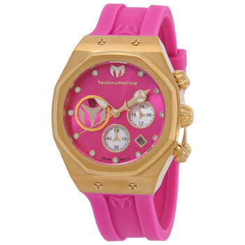 Technomarine Cruise Chronograph Quartz Pink Dial Men's Watch TM-121164 ...