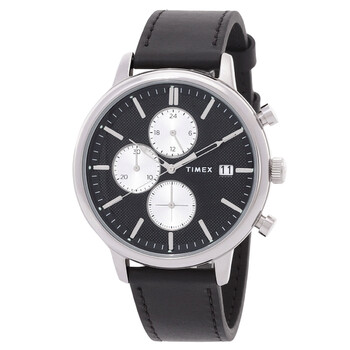 Timex Marlin Chronograph Quartz Silver Dial Men's Watch TW2W10300 ...