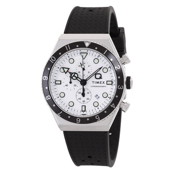 Timex Q Chronograph Quartz Black Dial Men's Watch TW2V42700 TW2V42700ZV ...